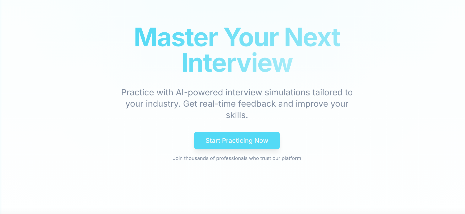 Interview Coach - AI-Powered Sales Interview Preparation